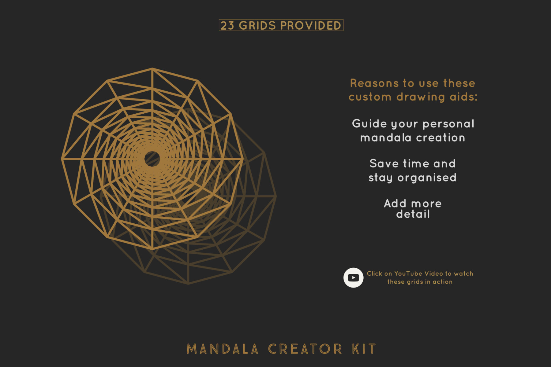 ArtStation - Mandala Creator Procreate Kit | Brushes