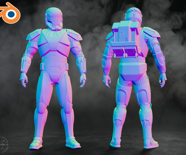 ArtStation - Republic Commando game ready | Game Assets