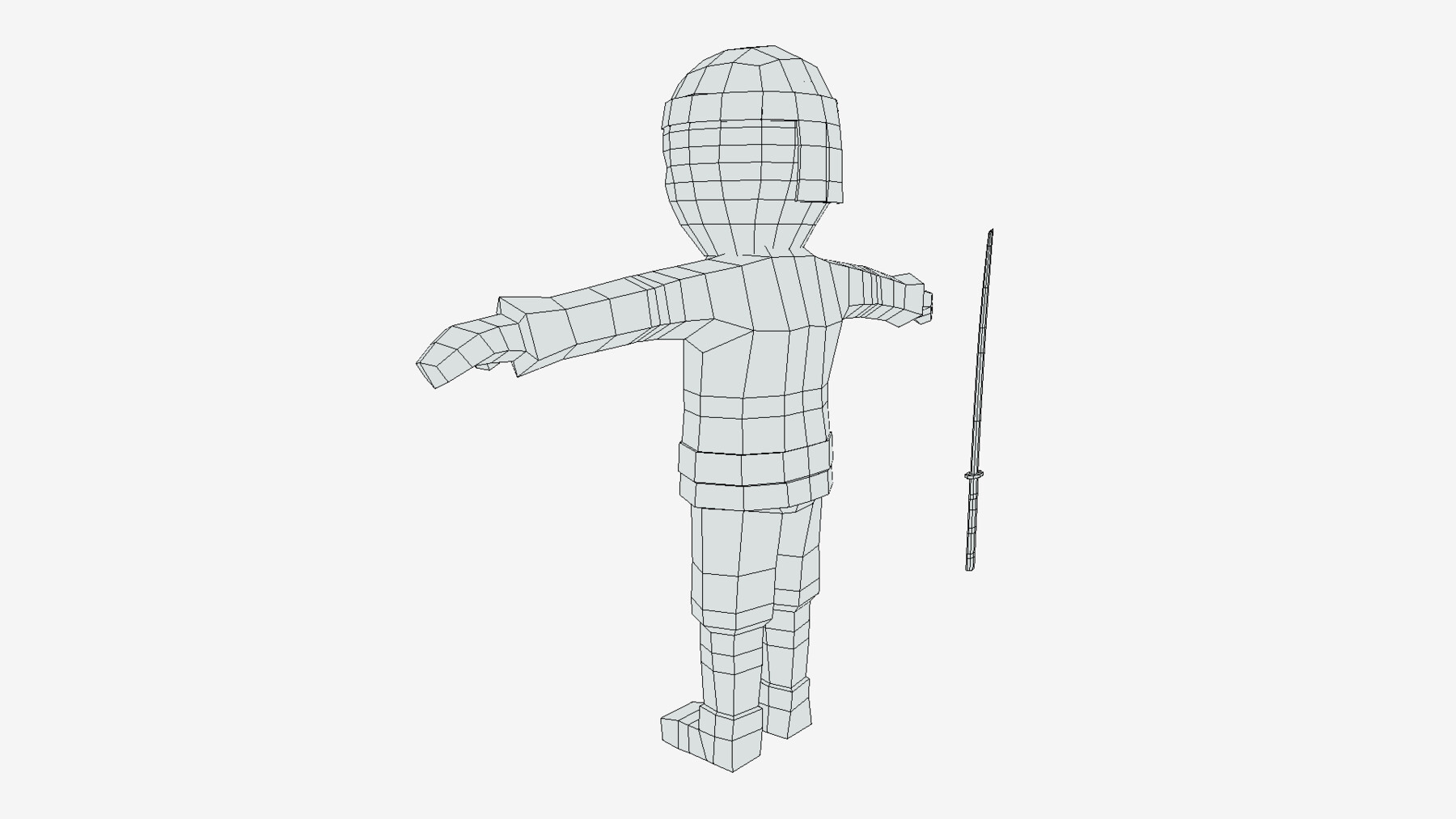 ArtStation - Low Poly Cartoon Ninja | Game Assets