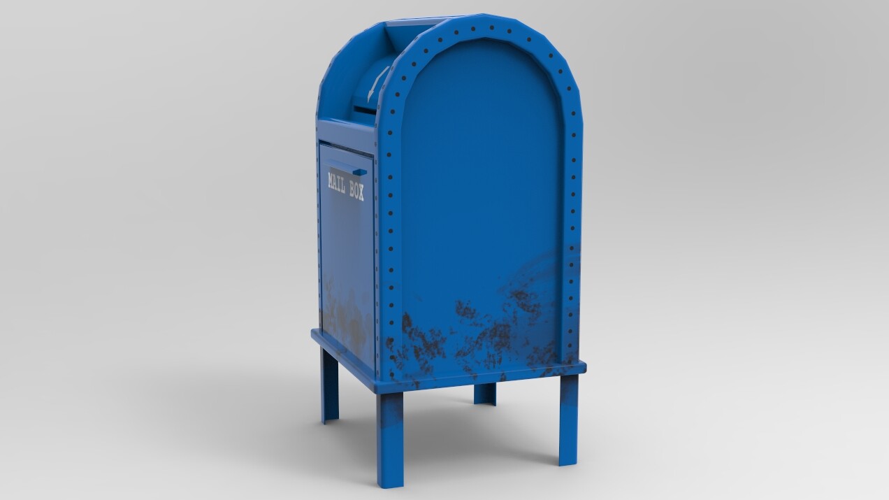 ArtStation - Game Ready MailBox PBR | Game Assets