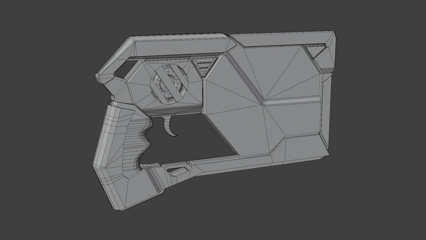ArtStation - Stylized Sci-Fi Gun Weapon PBR low-poly game-ready Low ...