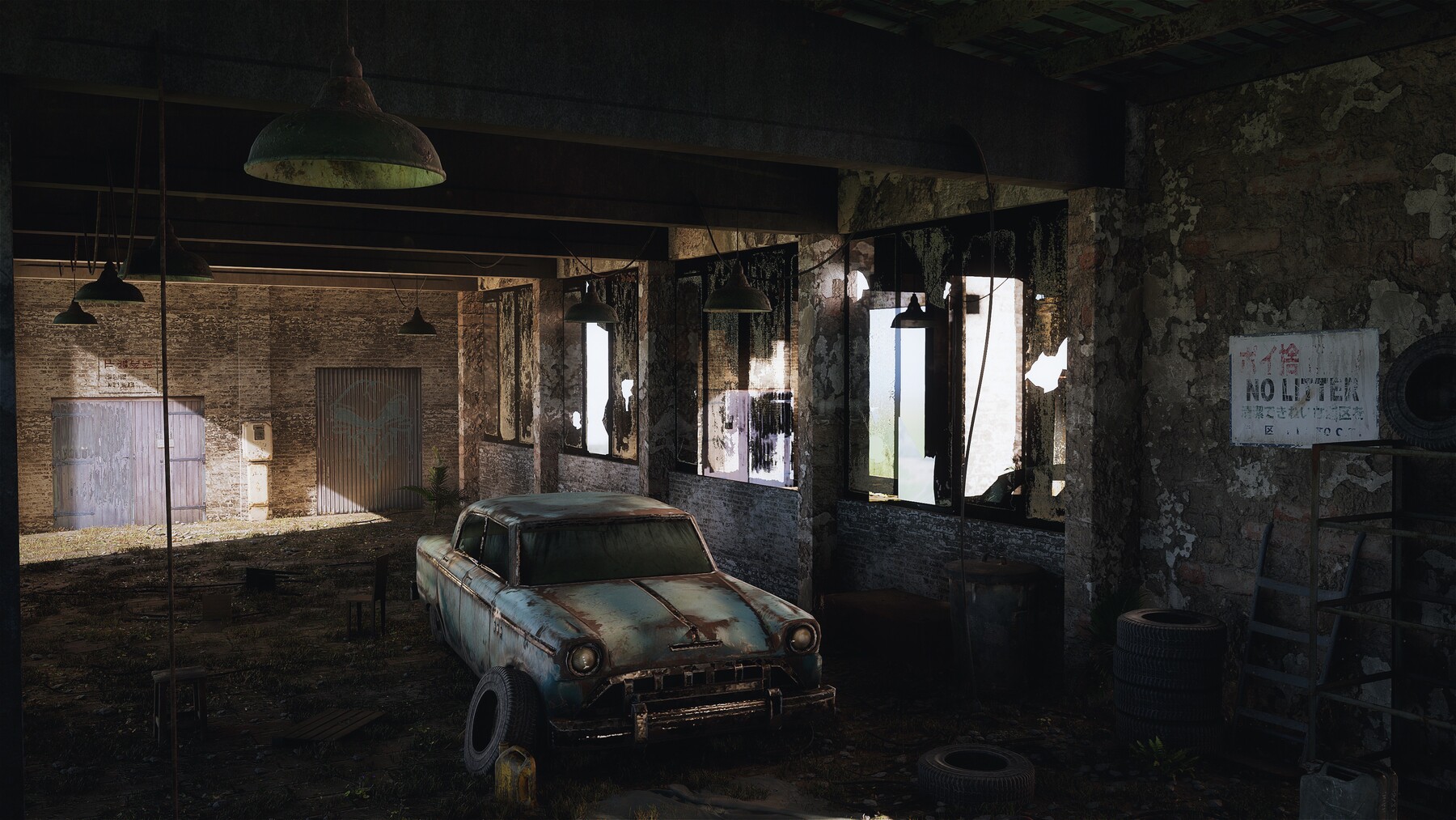 ArtStation - Garage (Unreal Engine 05 environment) | Game Assets