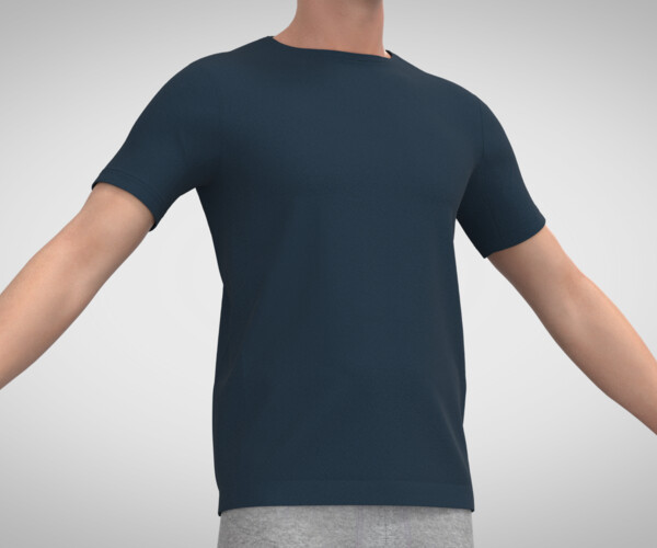 ArtStation - Sports Tee Shirt (Fit), Marvelous Designer, Clo3D +fbx ...