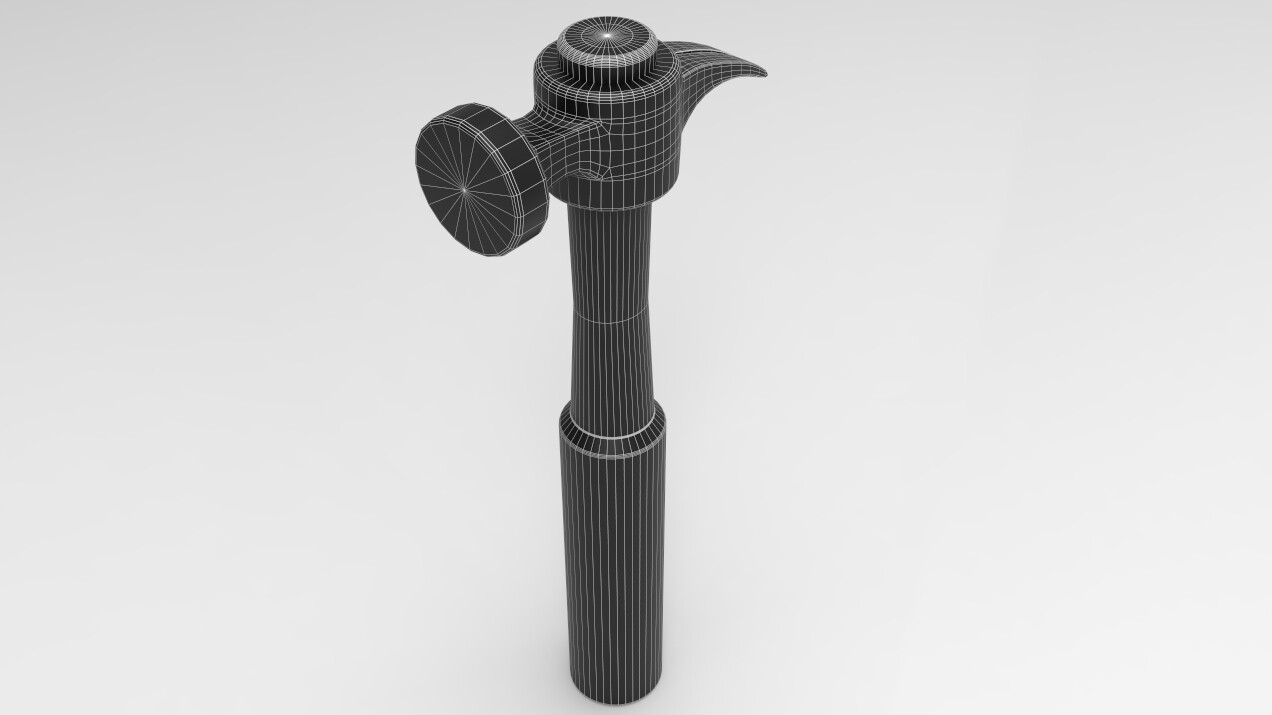 ArtStation - Hammer LowPoly PBR Model Low-poly 3D model | Game Assets