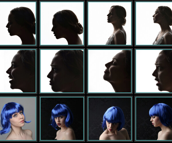 ArtStation - x200 facial expressions - reference pack 3 | Resources