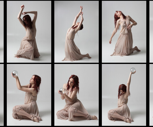 ArtStation - x125 Sylph - Pose Reference Pack | Resources