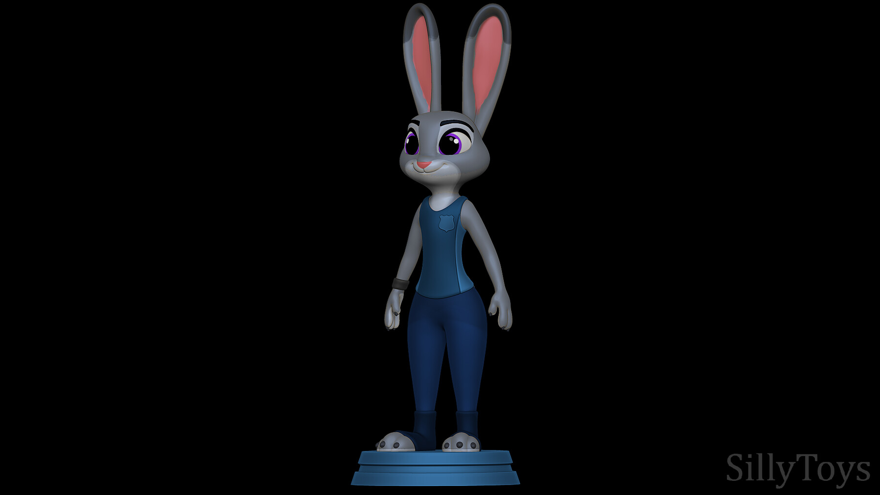 ArtStation - Judy Hopps ZPD Training outfit - Zootopia 3D print model ...