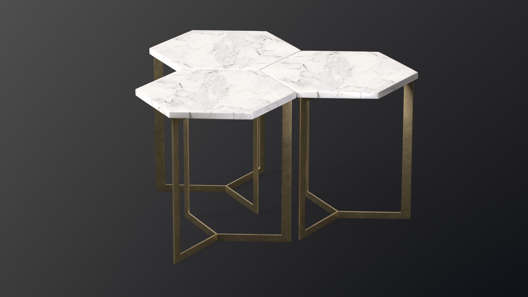 ArtStation - Hex side table | Game Assets