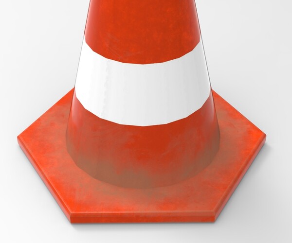 ArtStation - PBR GameReady Cone Model Low-poly | Game Assets