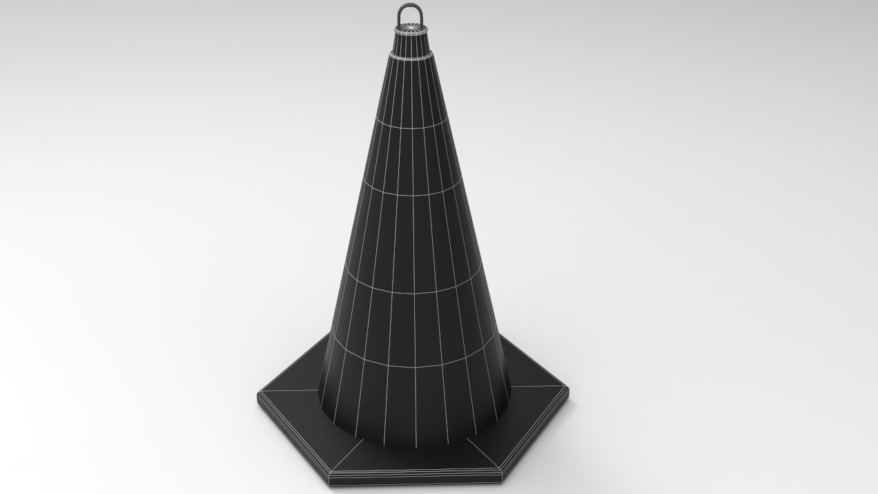 ArtStation - PBR GameReady Cone Model Low-poly | Game Assets