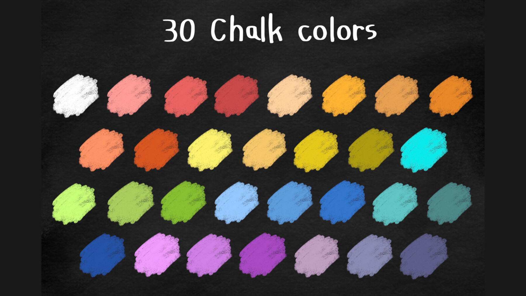 ArtStation - Chalk texture Procreate brushes & stamps | ProcreateiBox ...
