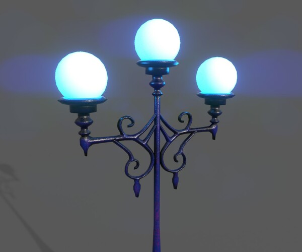 ArtStation - Street Lamp 25 | Game Assets