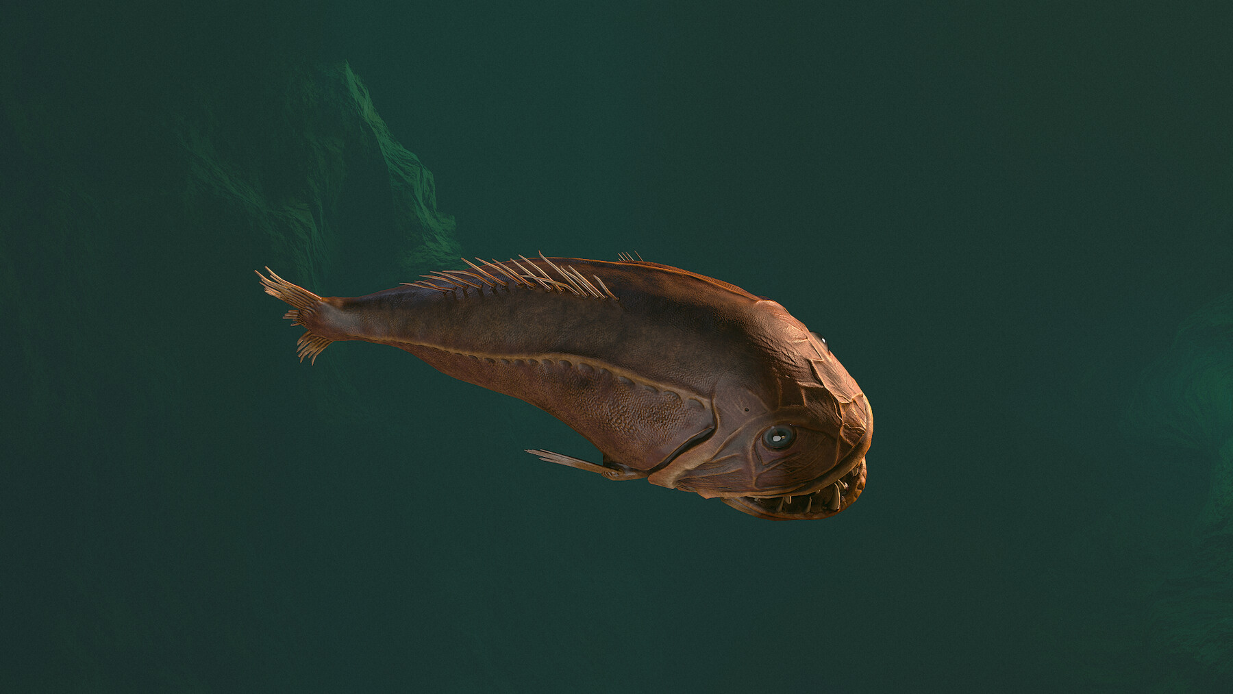 ArtStation - Fish Monster - Sabertooth | Game Assets