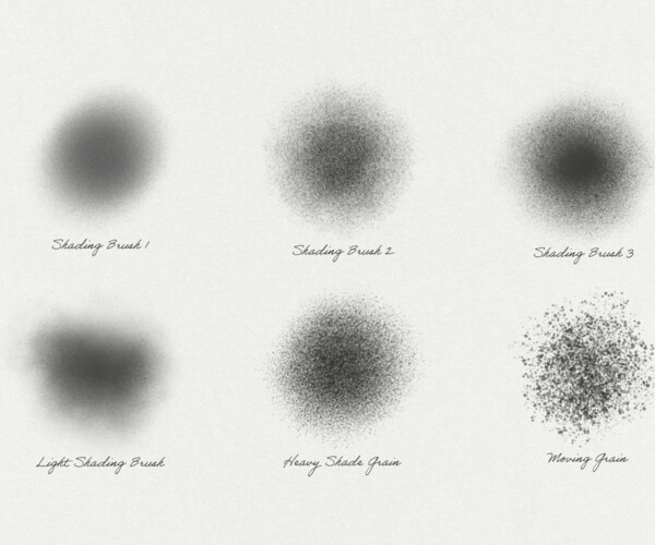 ArtStation - Grain & Shading Procreate Kit | Brushes