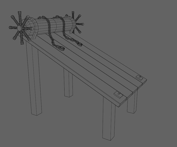 ArtStation - Torture Machine Medieval - Stretch - Maquina de Tortura ...