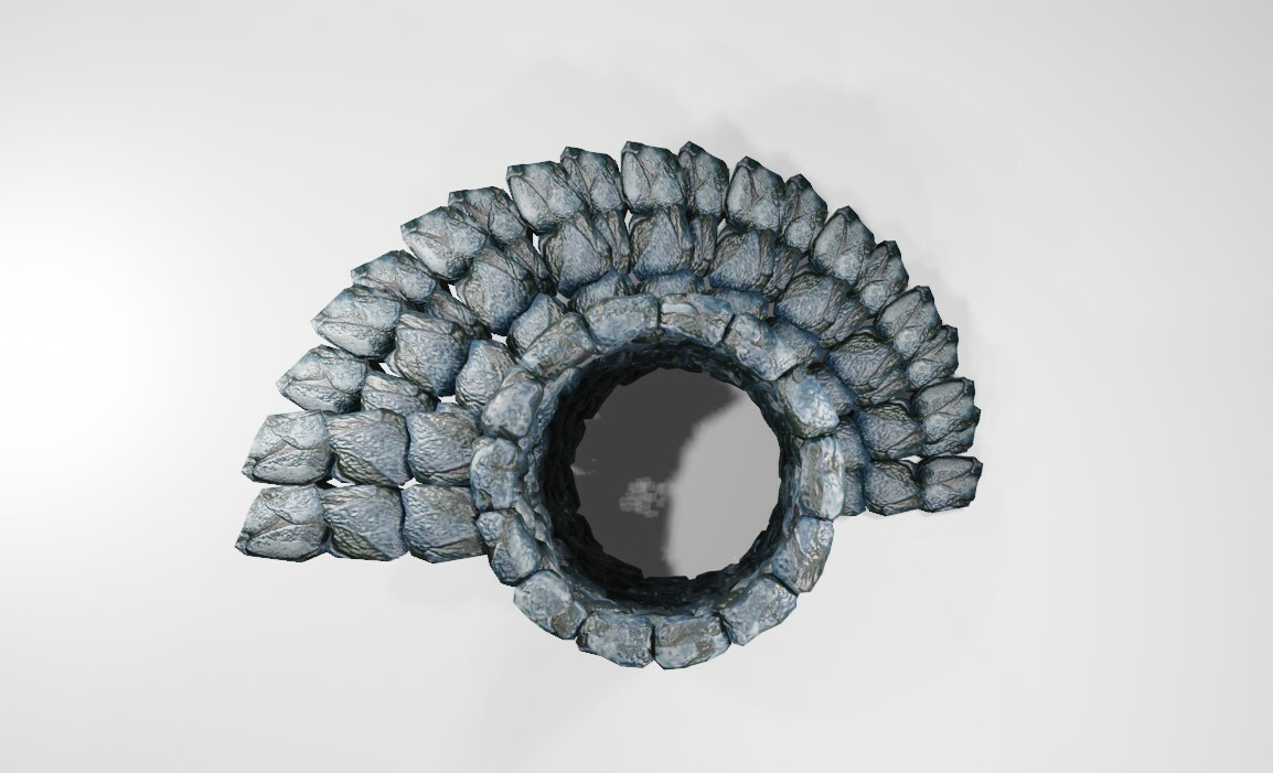 ArtStation - Rock Ladder Medieval - Dungeon - Escada Low-poly 3D model ...