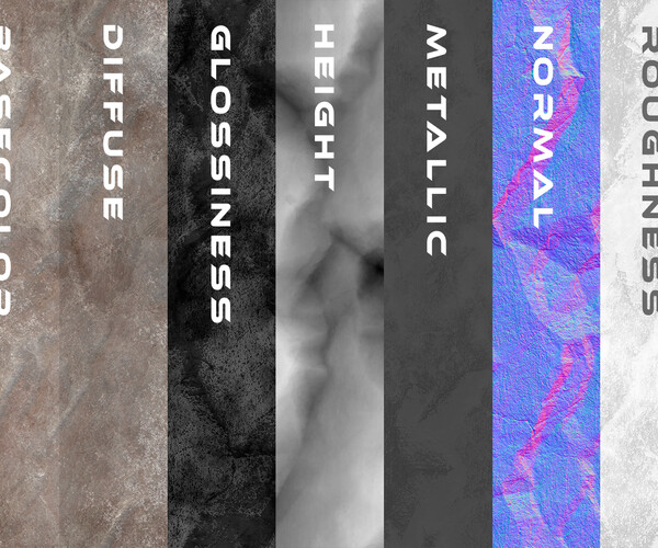 ArtStation - 10 High Quality Rock Material | Game Assets