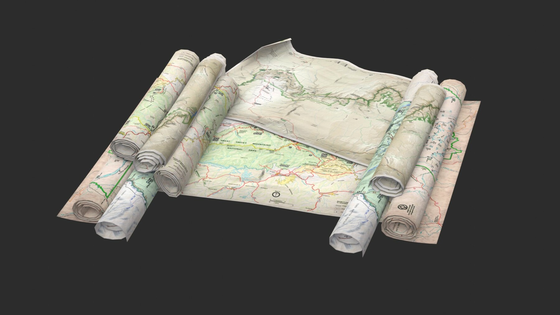 ArtStation - Modern Touristic Maps | Game Assets