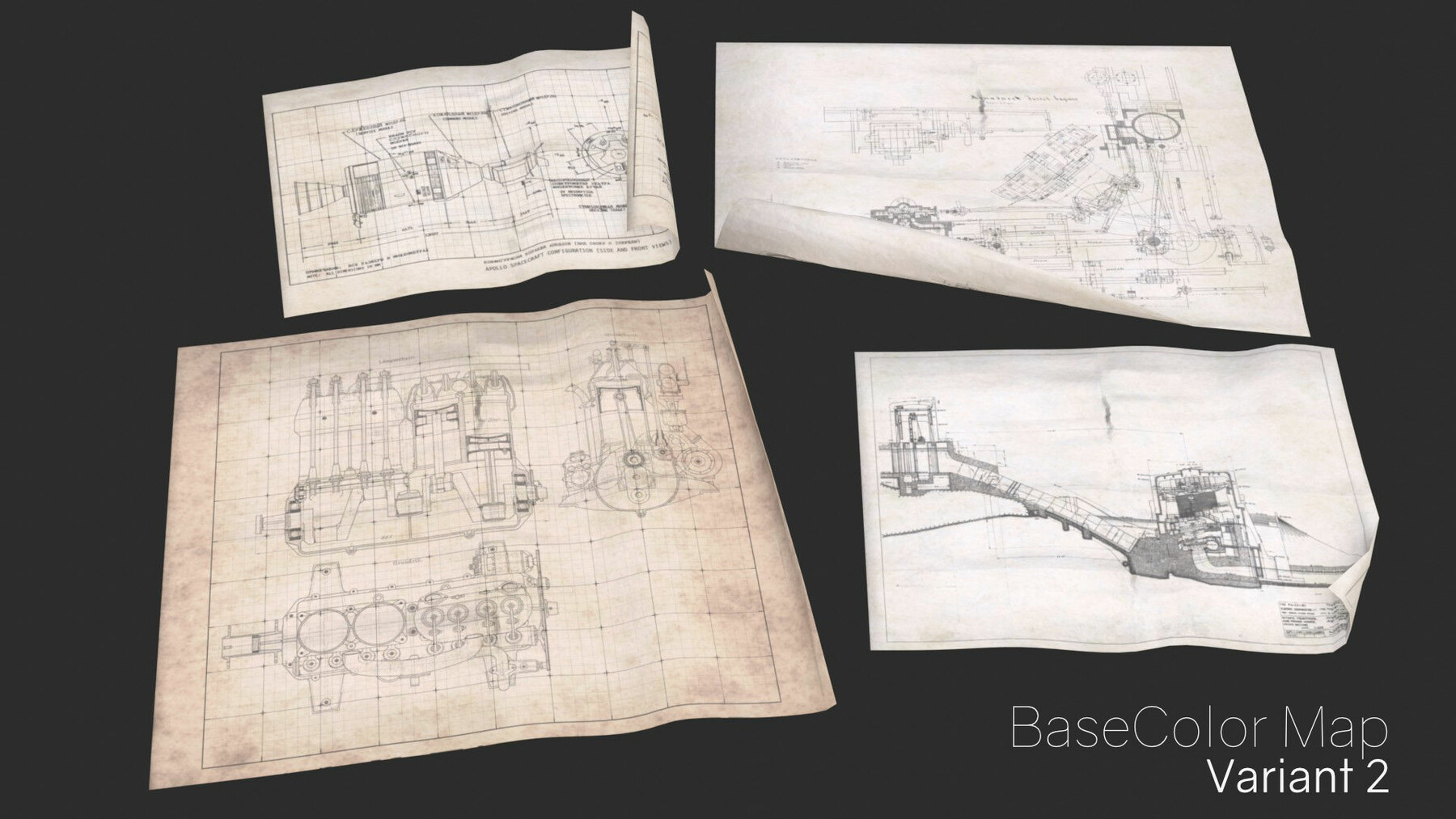 ArtStation - Technical Blueprints | Game Assets