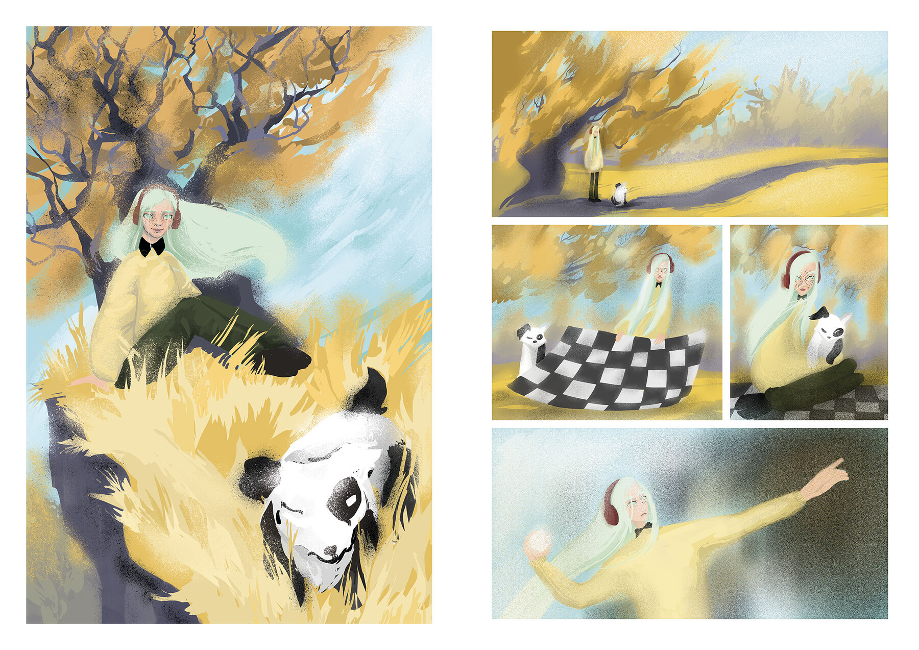 ArtStation - Comic Book: The Story of One Little Life | Books & Comics