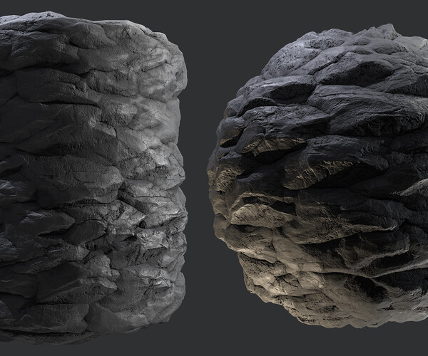 ArtStation - 10 High Quality Rock Material | Game Assets
