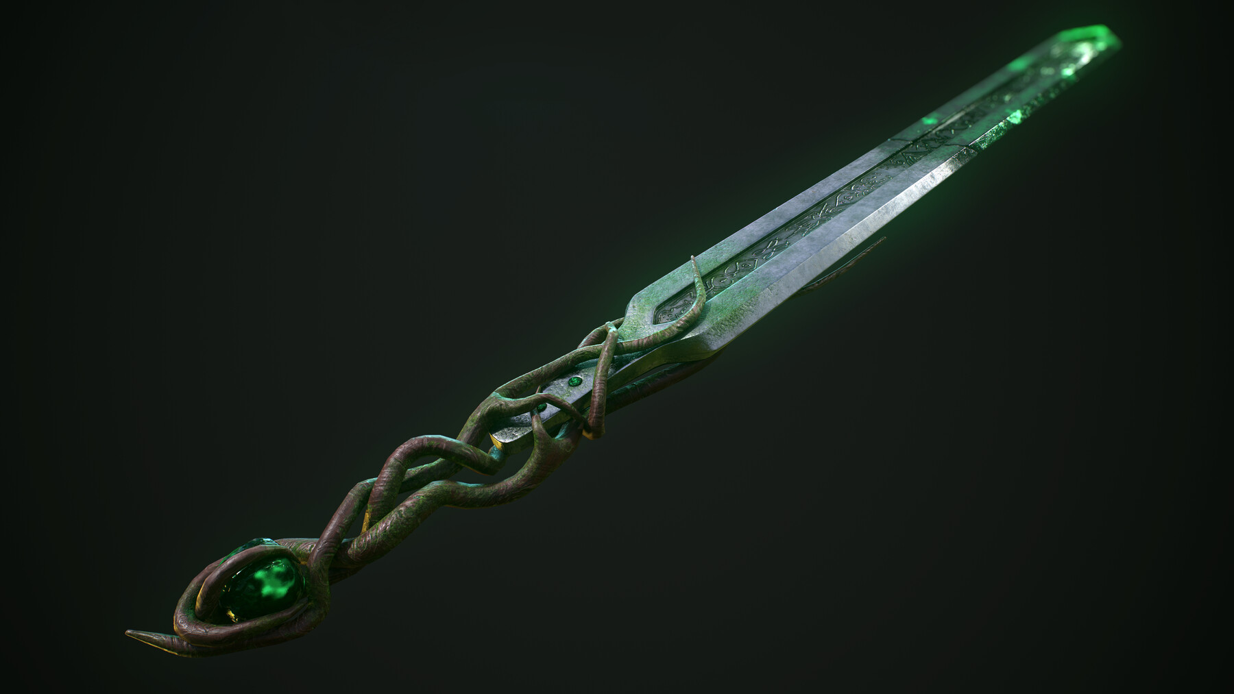 ArtStation - Emerald demon | Game Assets