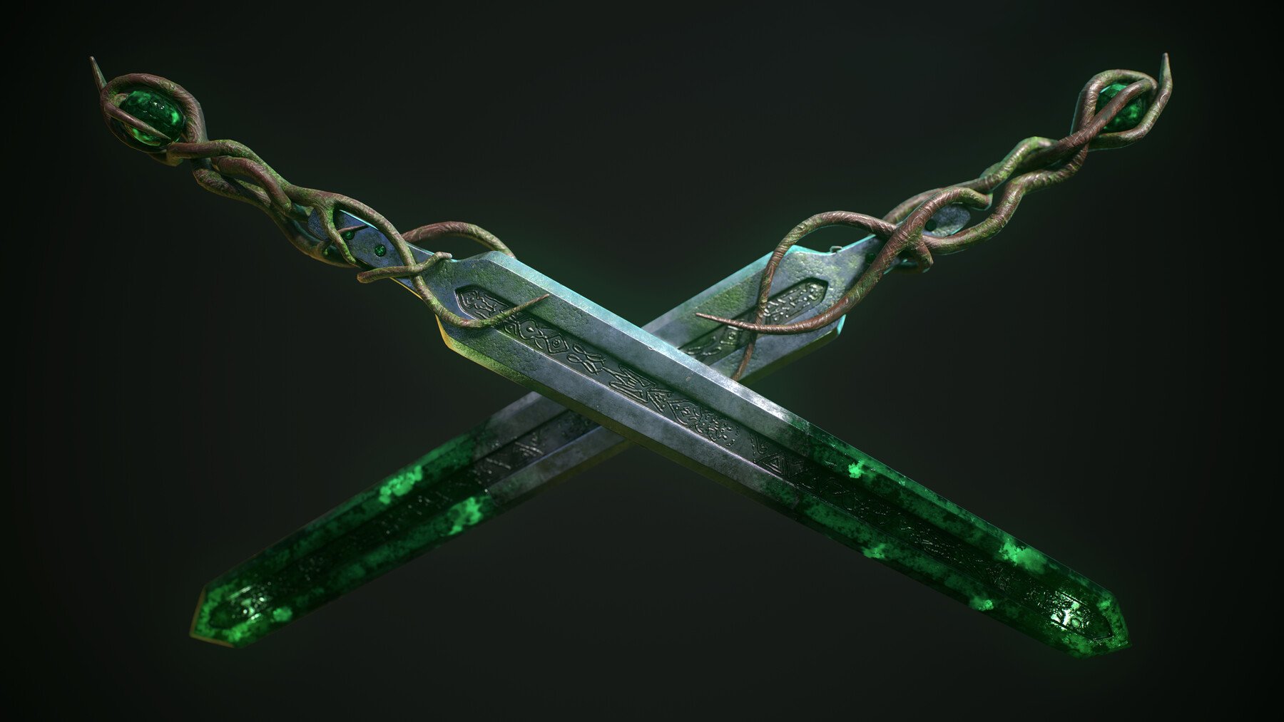 ArtStation - Emerald demon | Game Assets