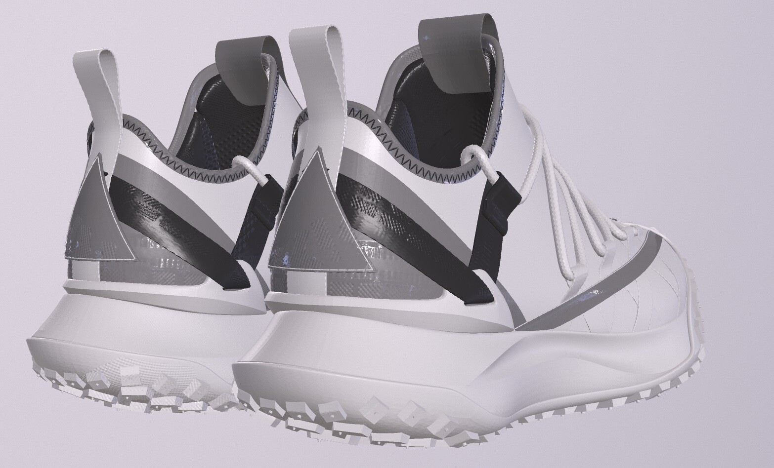 ArtStation - NIKE ACG REACT FLY SHOES low-poly | Game Assets