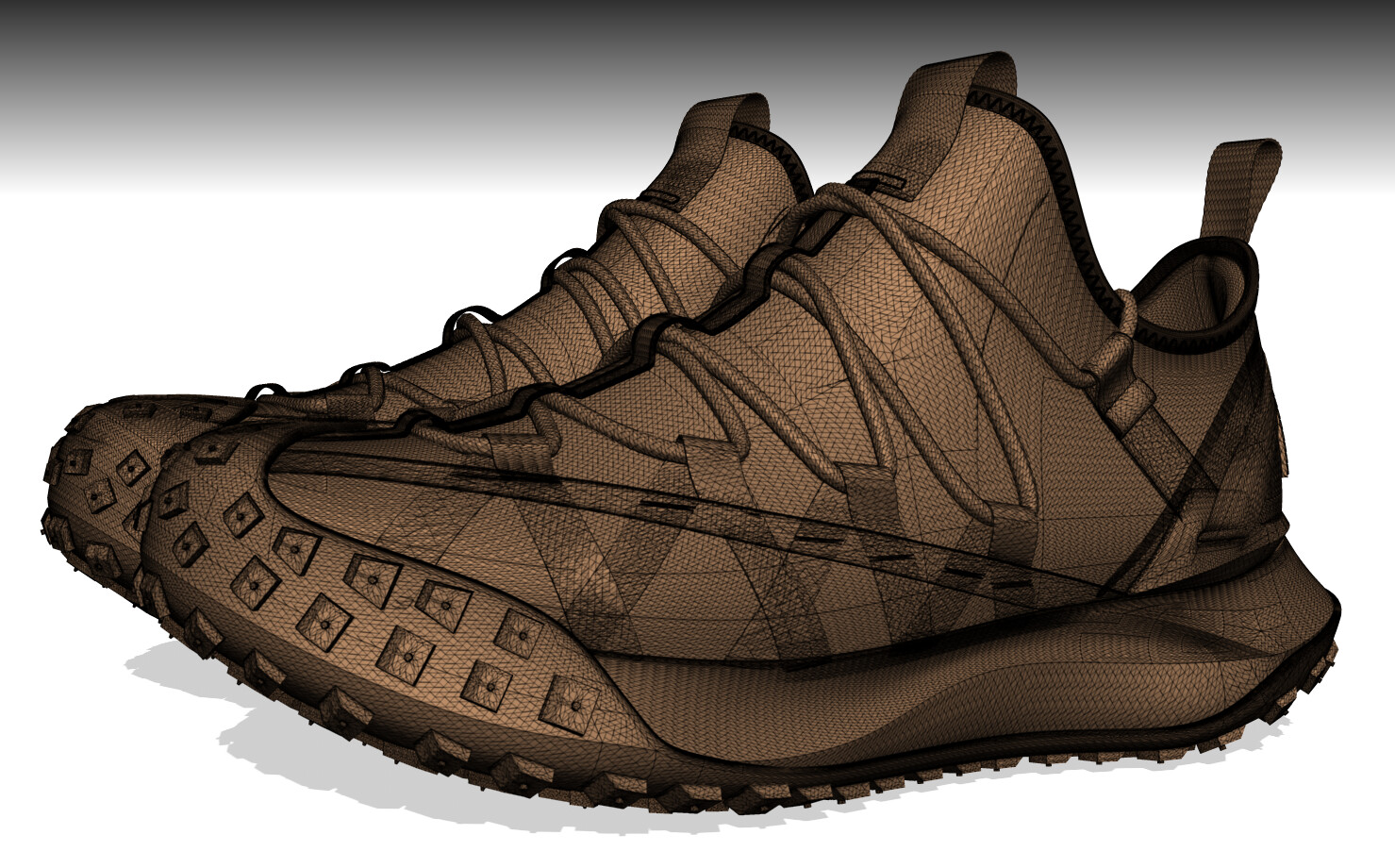 ArtStation - NIKE ACG REACT FLY SHOES low-poly | Game Assets