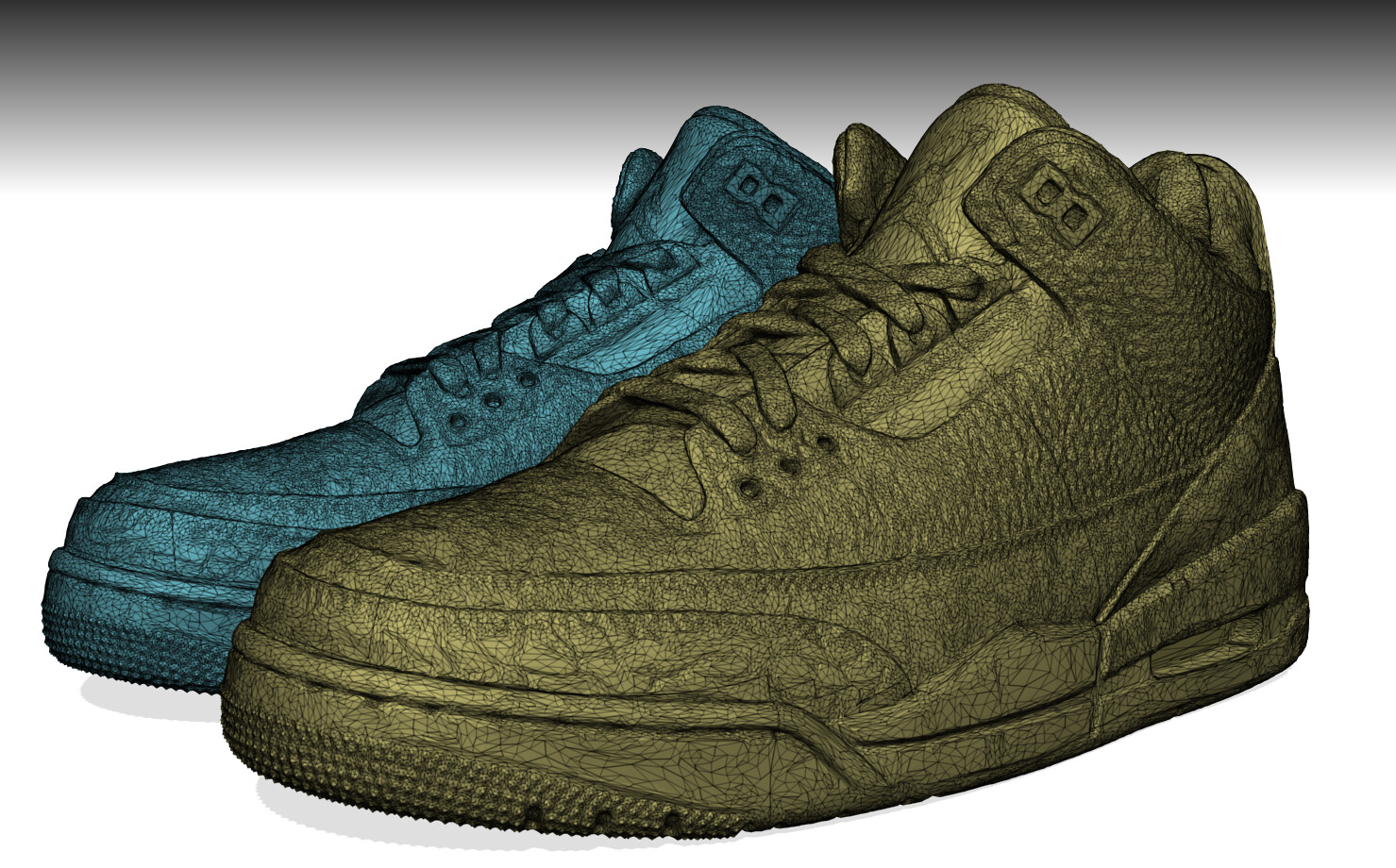 ArtStation - NIKE AIR JORDAN 3 SHOES RETRO high-poly | Game Assets
