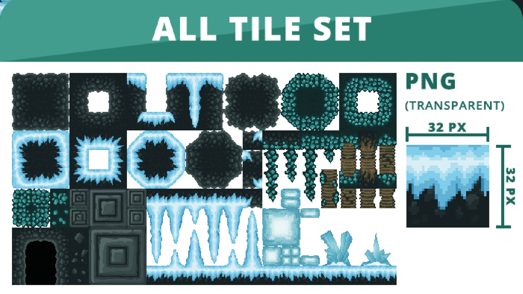 ArtStation - PLATFORMER 6 SNOW | Game Assets