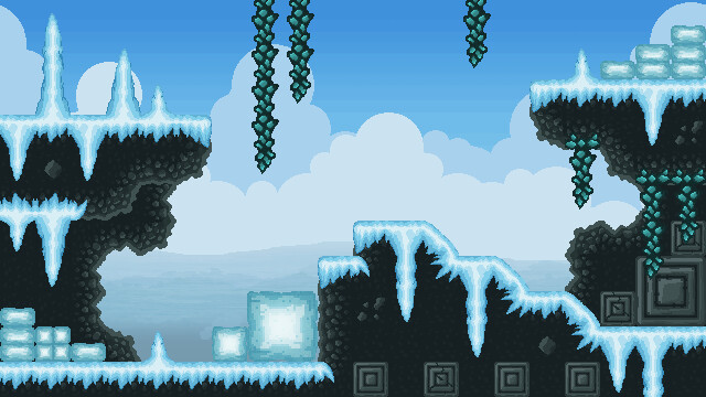 ArtStation - PLATFORMER 6 SNOW | Game Assets
