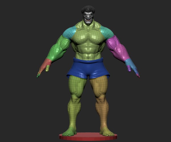 ArtStation - FIGHTER IN HIGH AND LOW POLYGONS | Resources