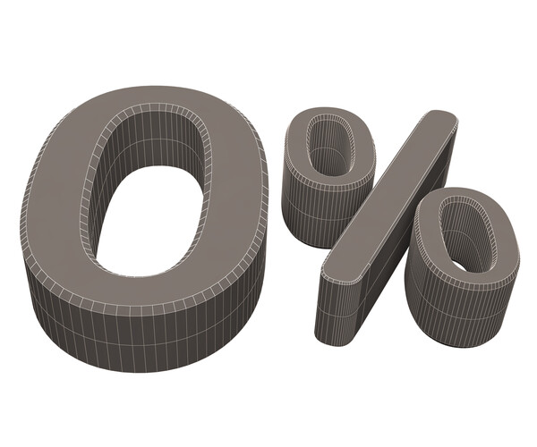 ArtStation - Green Zero Percent Sign | Resources