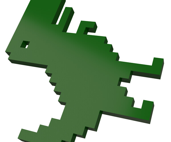 ArtStation - Google Dinosaur T-Rex | Resources