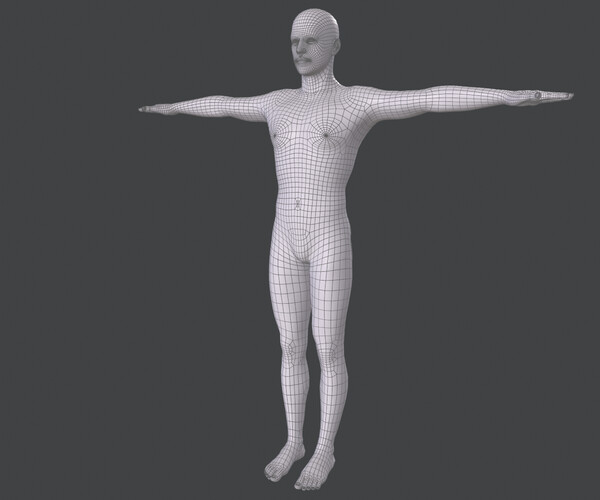 ArtStation - Male Base Mesh | Game Assets