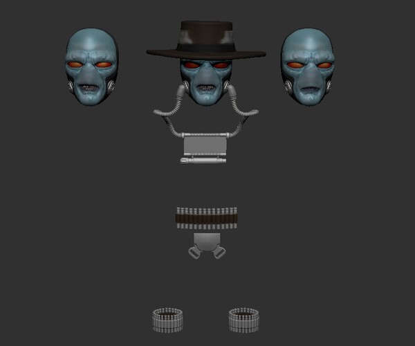 ArtStation - Cad Bane printable kit 1/12 scale. READ NOTES FOR SCALING ...