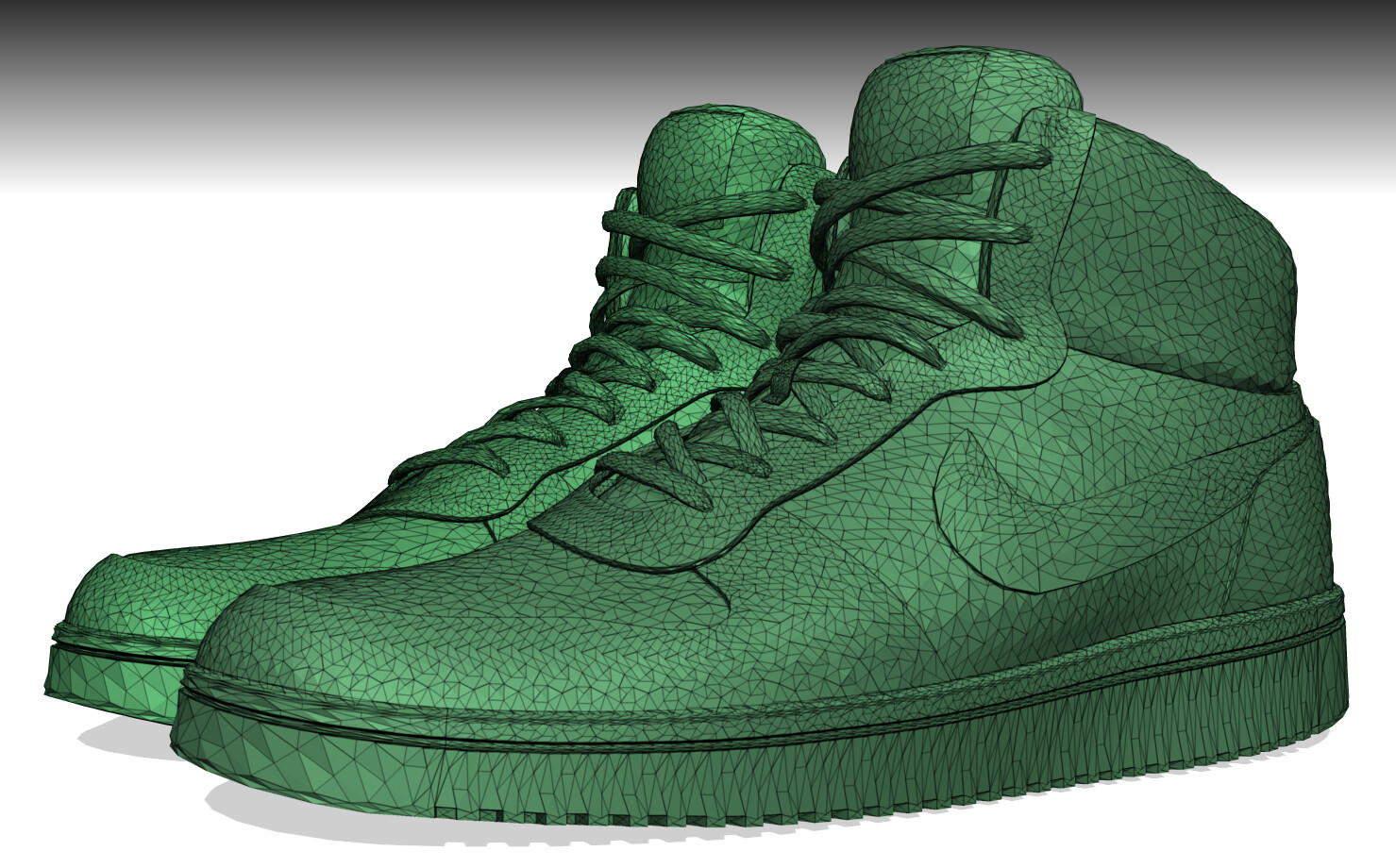 ArtStation - NIKE LEATHER SHOES PBR low-poly | Game Assets