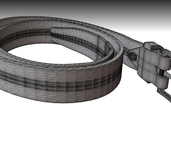 ArtStation - LEATHER MEN BELT PBR low-poly | Game Assets
