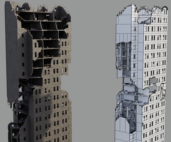 ArtStation - Post Apocalyptic Ruined City | Resources
