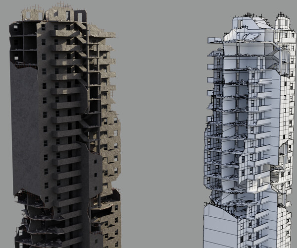 ArtStation - Post Apocalyptic Ruined City | Resources