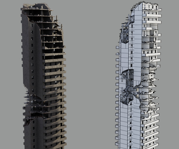 ArtStation - Post Apocalyptic Ruined City | Resources