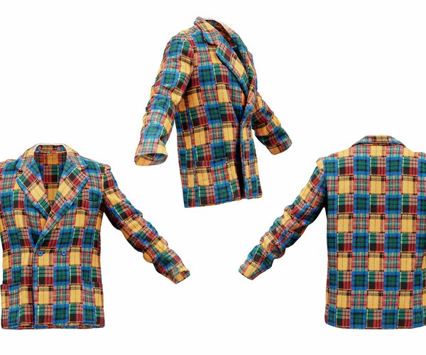 ArtStation - Clown Jacket Closed | Game Assets