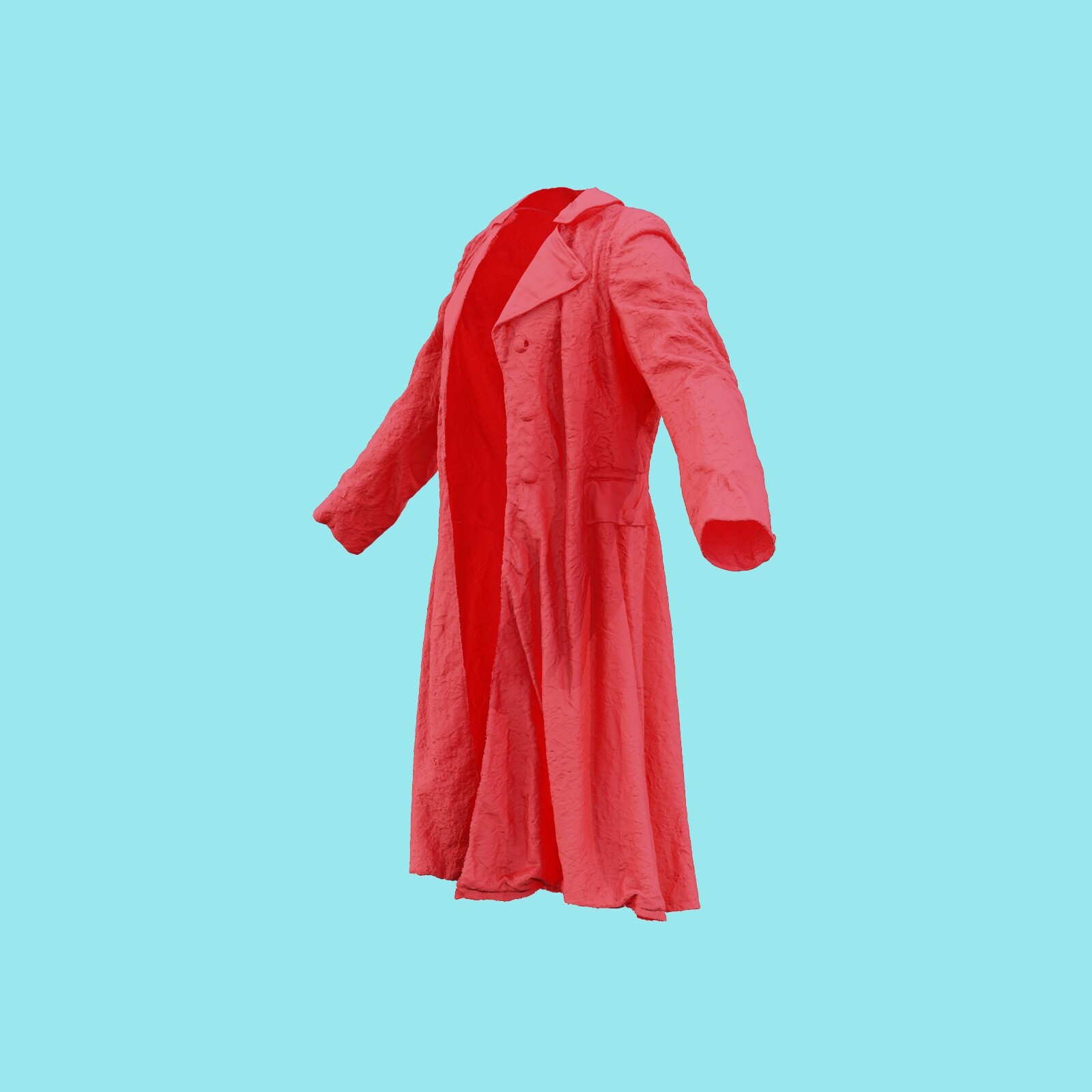 ArtStation - Felt Coat | Game Assets