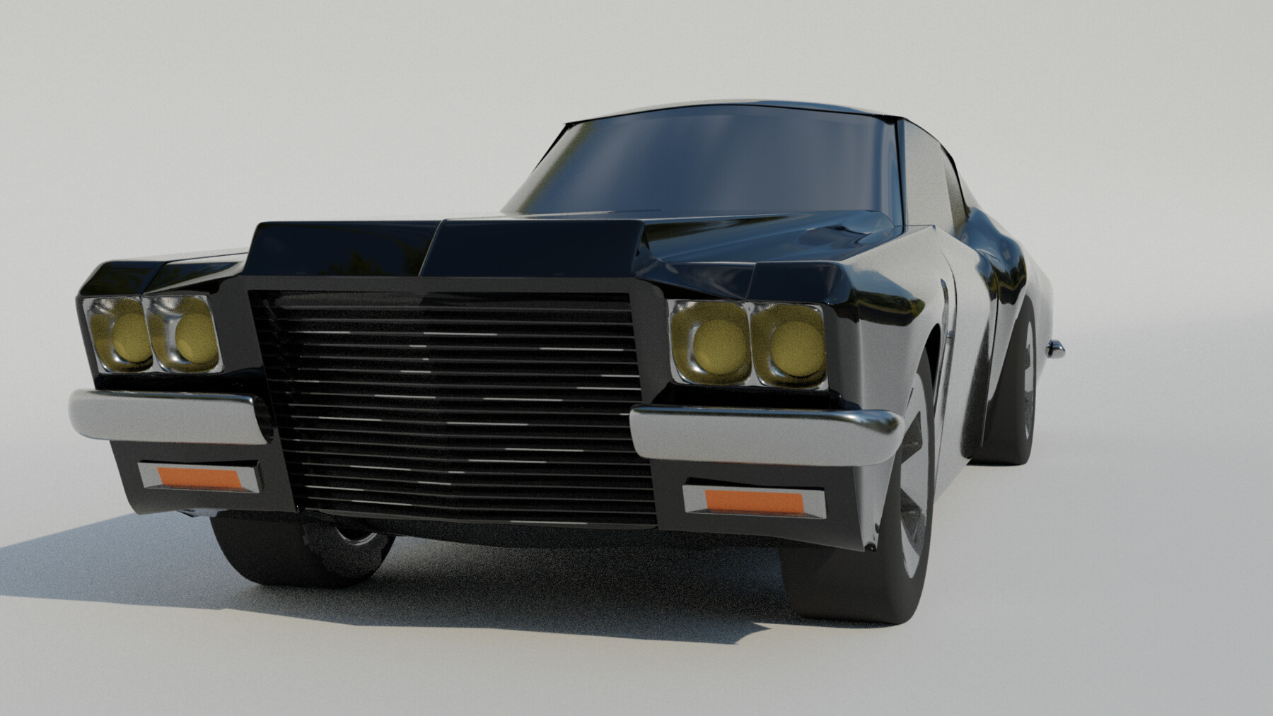 ArtStation - Muscle car | Game Assets