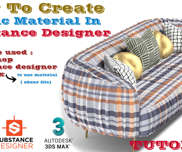 ArtStation - How to Create Fabric Material in Substance Designer ...