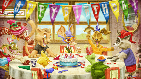 ArtStation - BIRTHDAY PARTY | Artworks