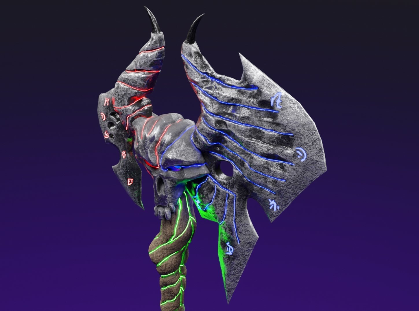 ArtStation - Magic axe | Game Assets