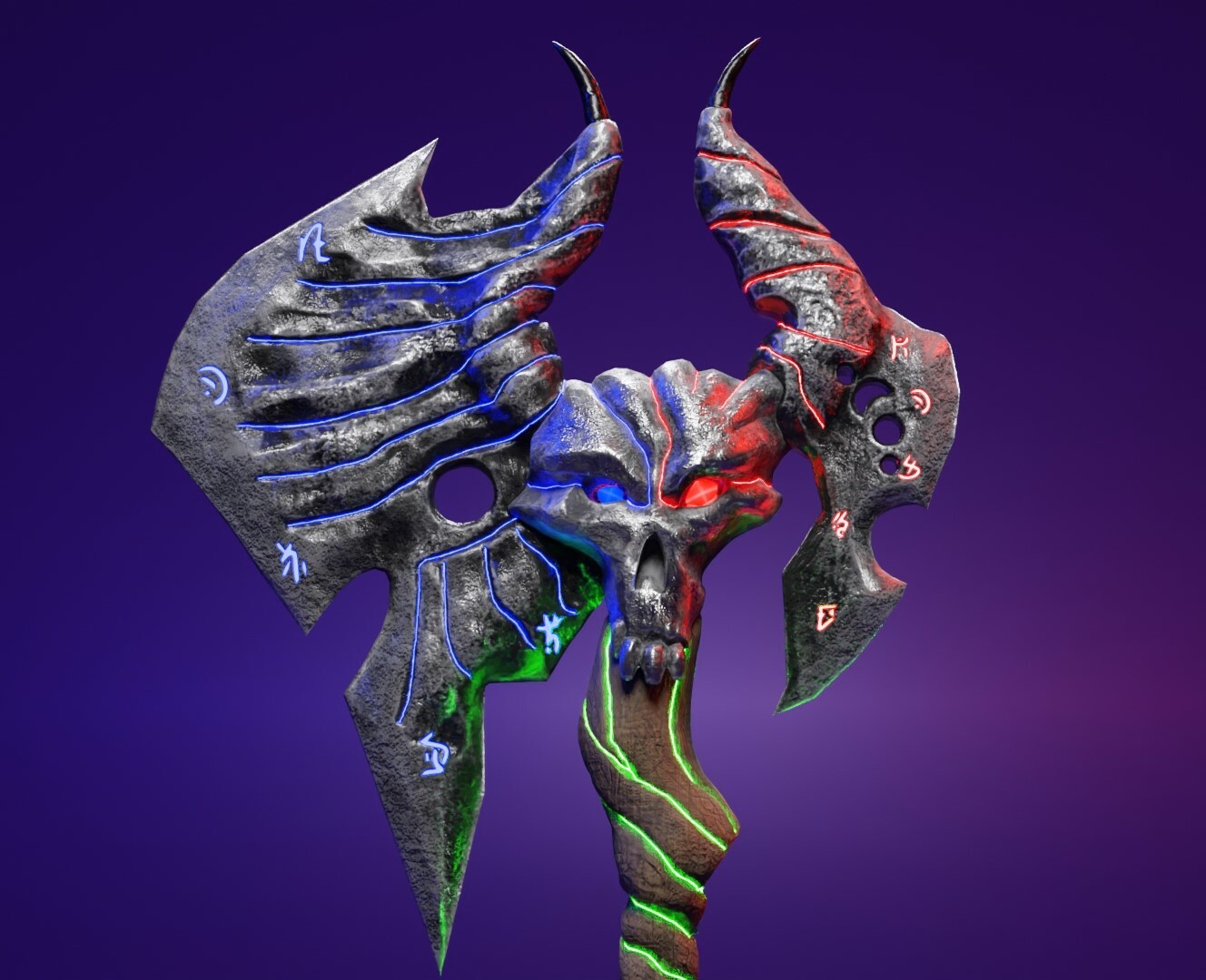 ArtStation - Magic axe | Game Assets