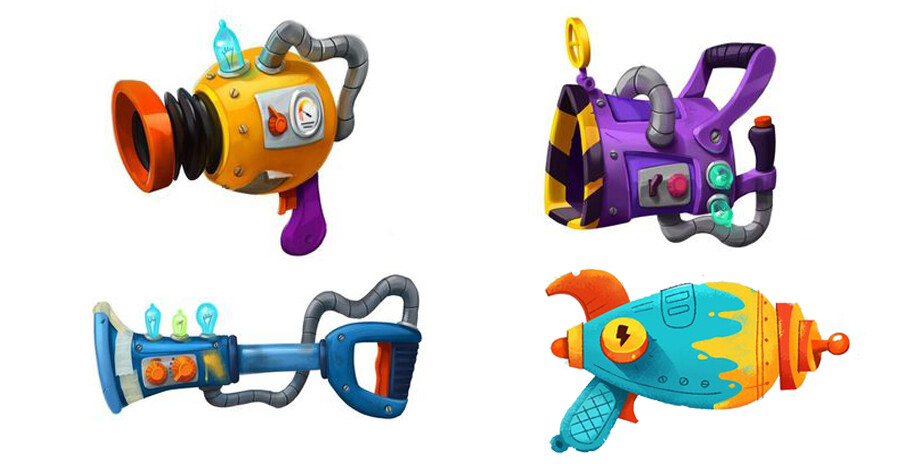 ArtStation - alien gun collection | Game Assets